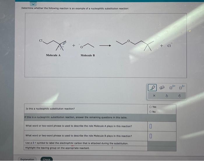 Solved Determine Whether The Following Reaction Is An