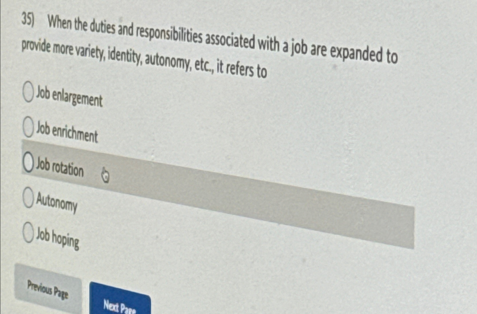 Solved When the duties and responsibilities associated with | Chegg.com