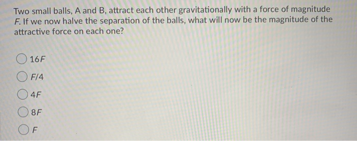 Solved Two small balls, A and B, attract each other | Chegg.com