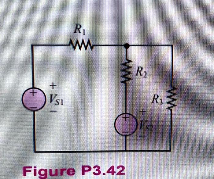 Solved 3.42 Using superposition, determine the voltage | Chegg.com