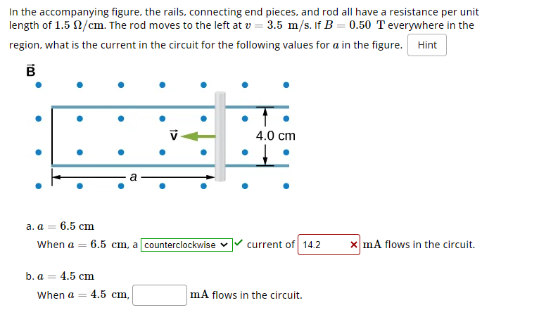 Solved In the accompanying figure, the rails, connecting end | Chegg.com
