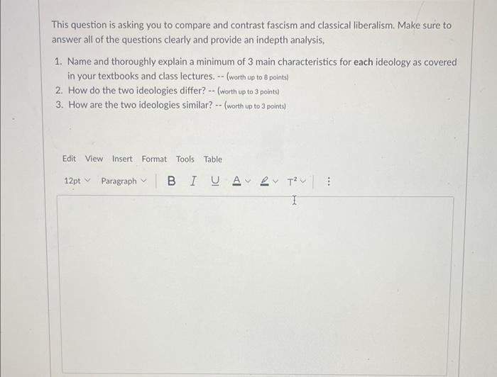 This question is asking you to compare and contrast | Chegg.com