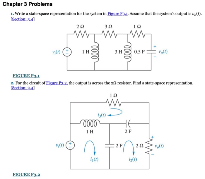 Solved Chapter 3 Problems 1 Write A State Space