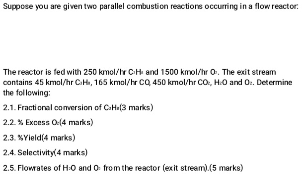 Solved Suppose you are given two parallel combustion | Chegg.com