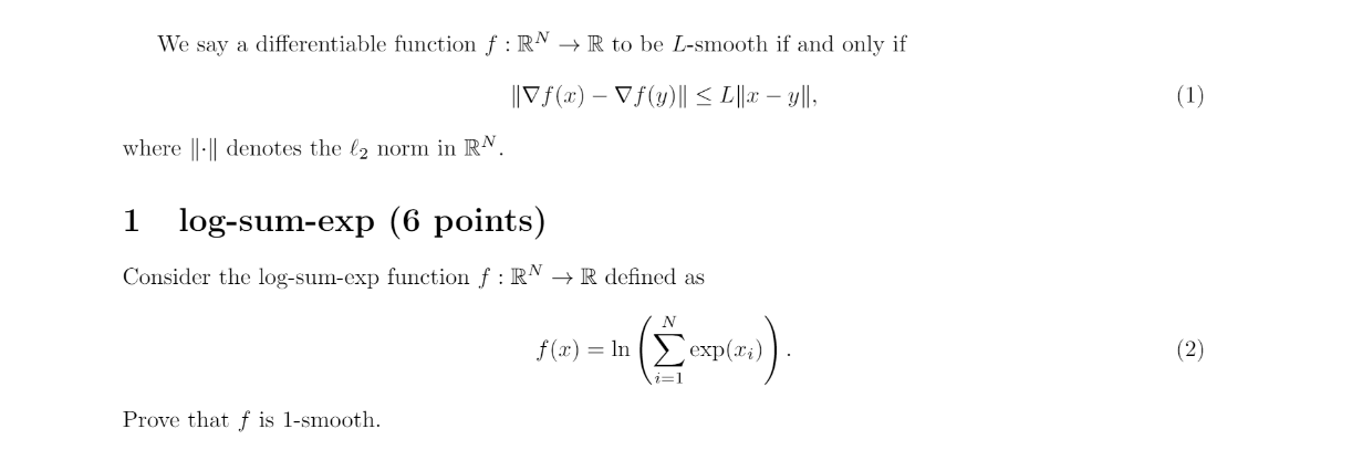 Solved We say a differentiable function f:RN→R ﻿to be | Chegg.com