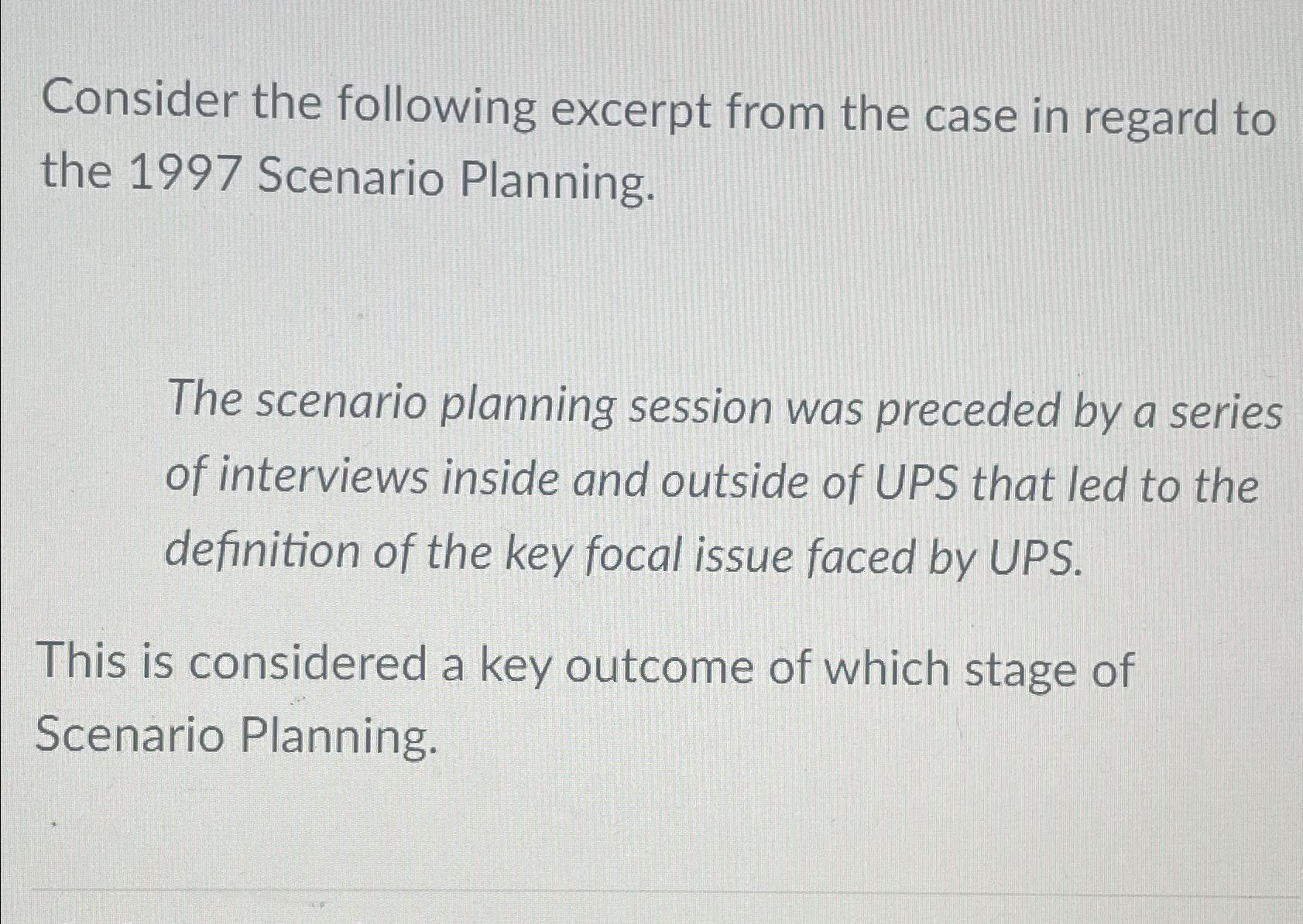 Solved Consider the following excerpt from the case in | Chegg.com Solved Consider the following excerpt from the case in | Chegg.com
