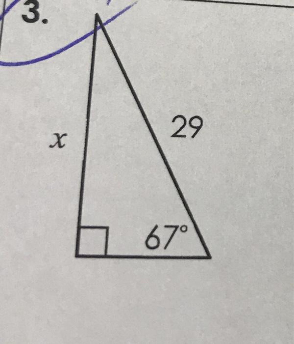 Solved 3. 29 67° | Chegg.com