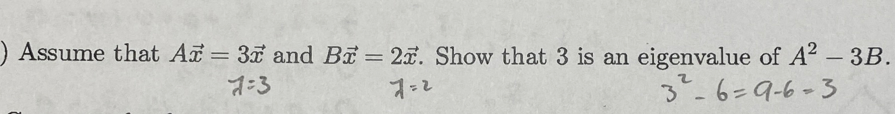 Solved Assume that Avec(x)=3vec(x) ﻿and Bvec(x)=2vec(x). | Chegg.com