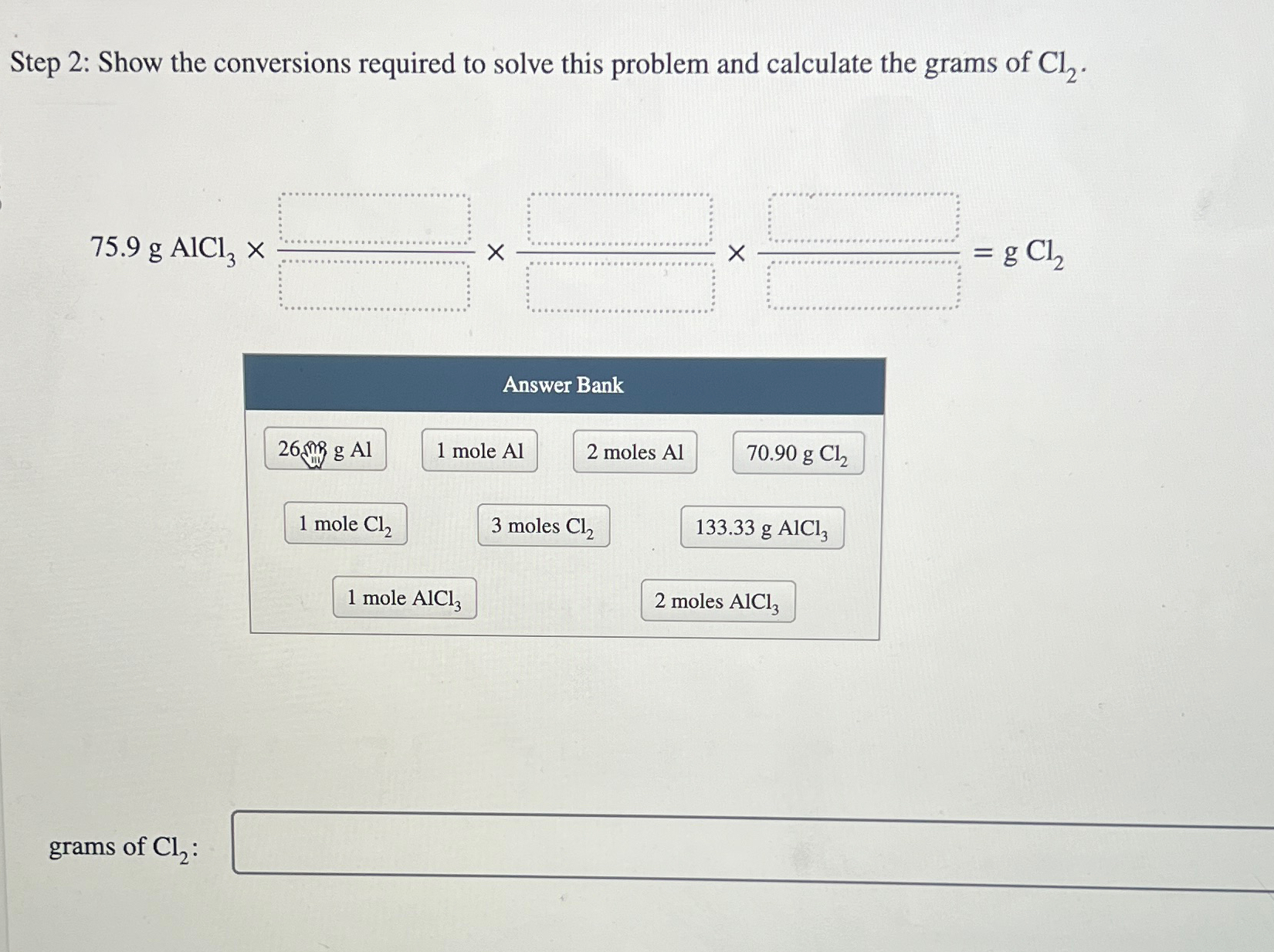 Solved Step 2: Show the conversions required to solve this | Chegg.com