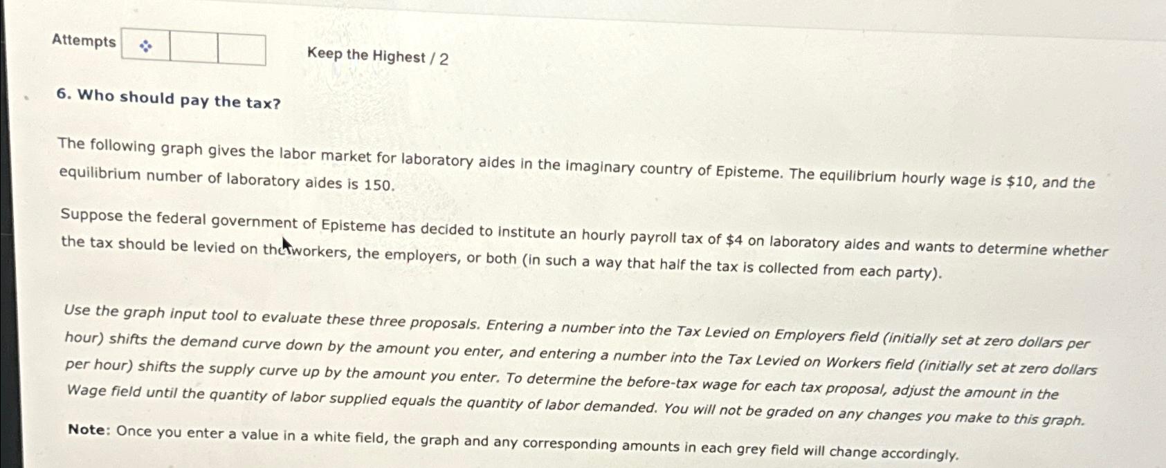 Solved AttemptsKeep the Highest / 26. ﻿Who should pay the | Chegg.com