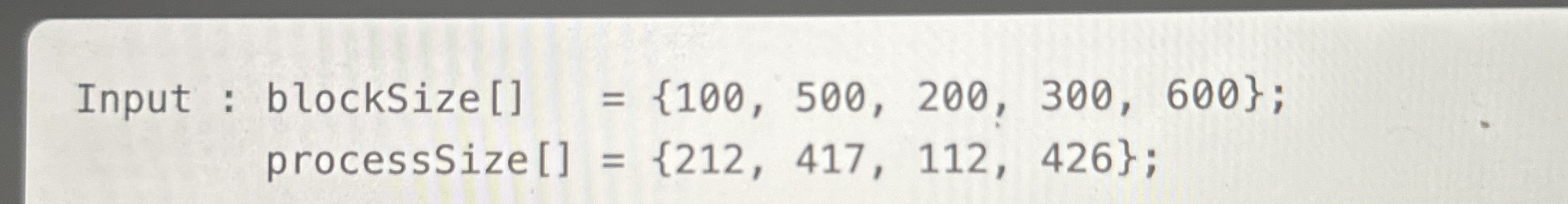 Solved Test The Following Memory Management Algorithm Using