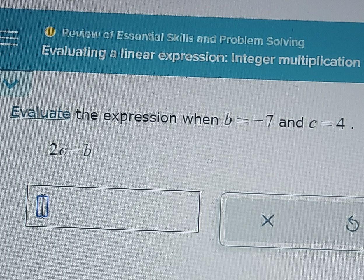 Solved Review of Essential Skills and Problem Solving | Chegg.com