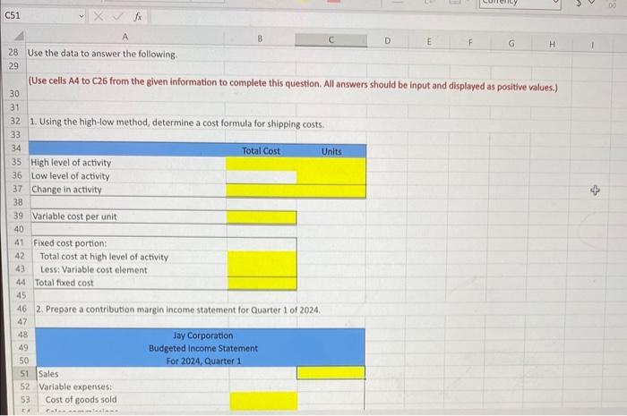 Solved i need help with this question. I need to use excel | Chegg.com