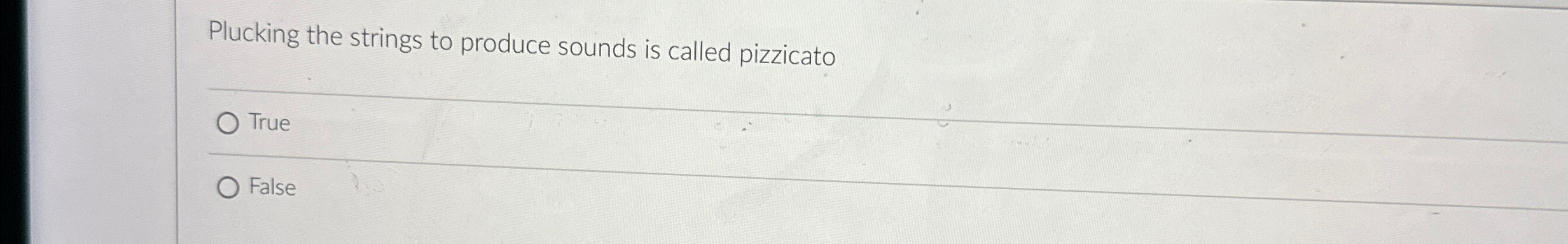 Solved Plucking the strings to produce sounds is called | Chegg.com