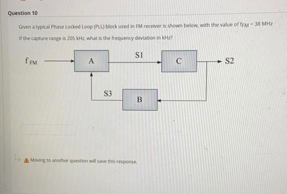 Solved Question 10 Given a typical Phase Locked Loop (PLL) | Chegg.com