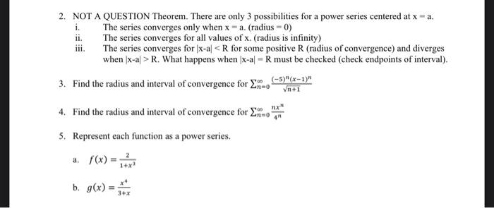 Solved 2. NOT A QUESTION Theorem. There are only 3 | Chegg.com