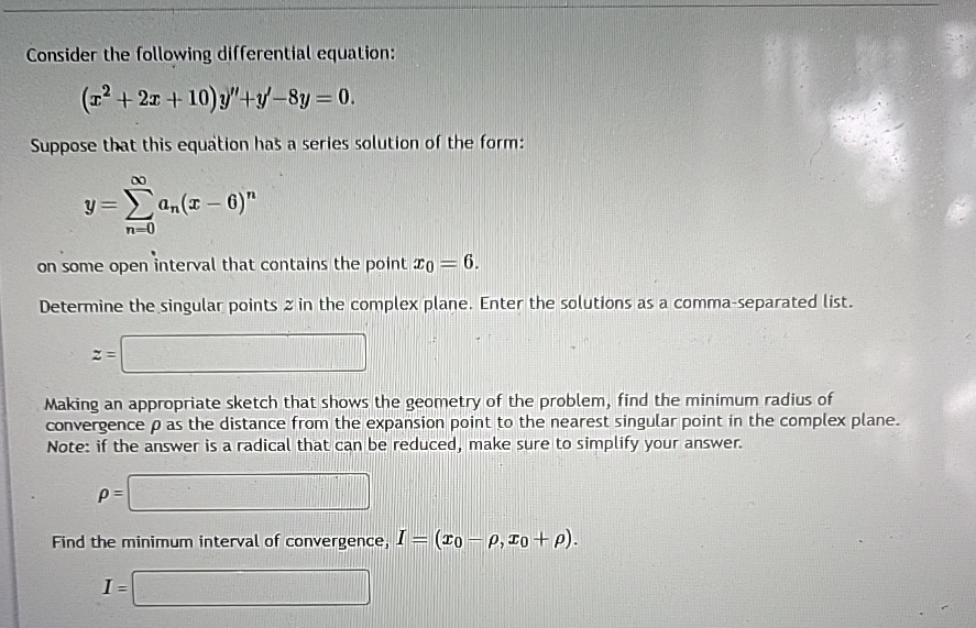 Solved Consider the following differential | Chegg.com