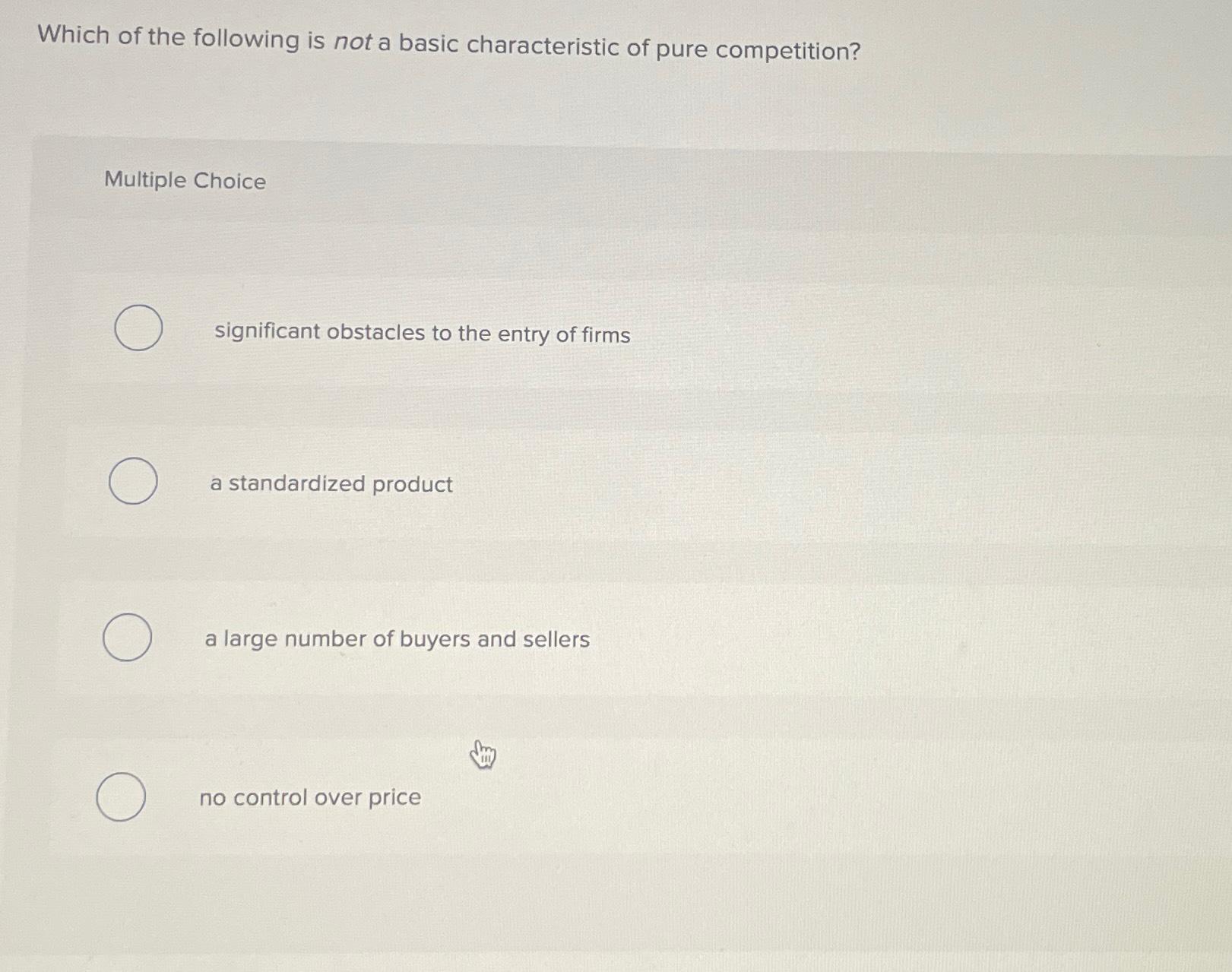 Solved Which of the following is not a basic characteristic | Chegg.com