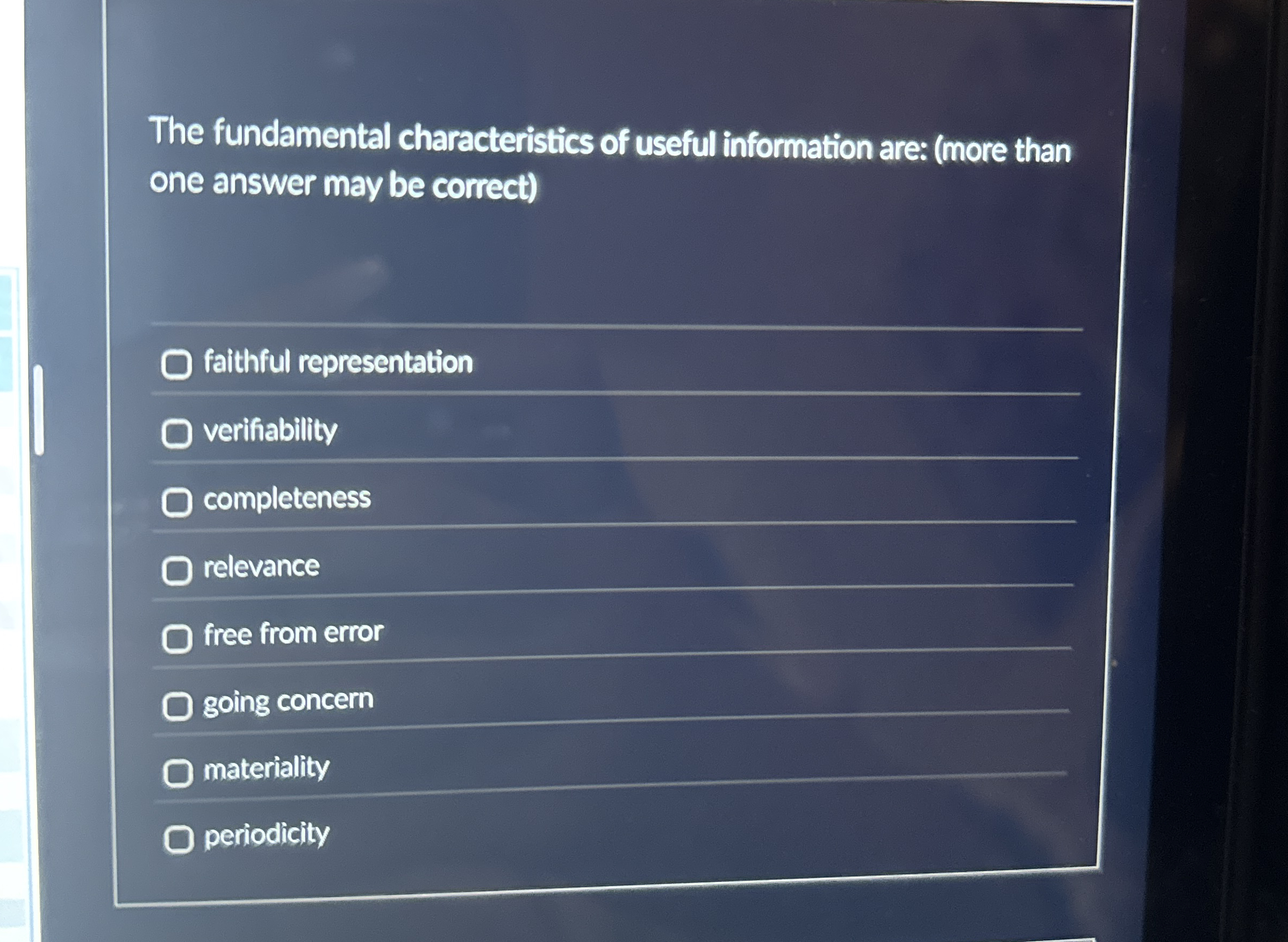 The fundamental characteristics of useful information | Chegg.com