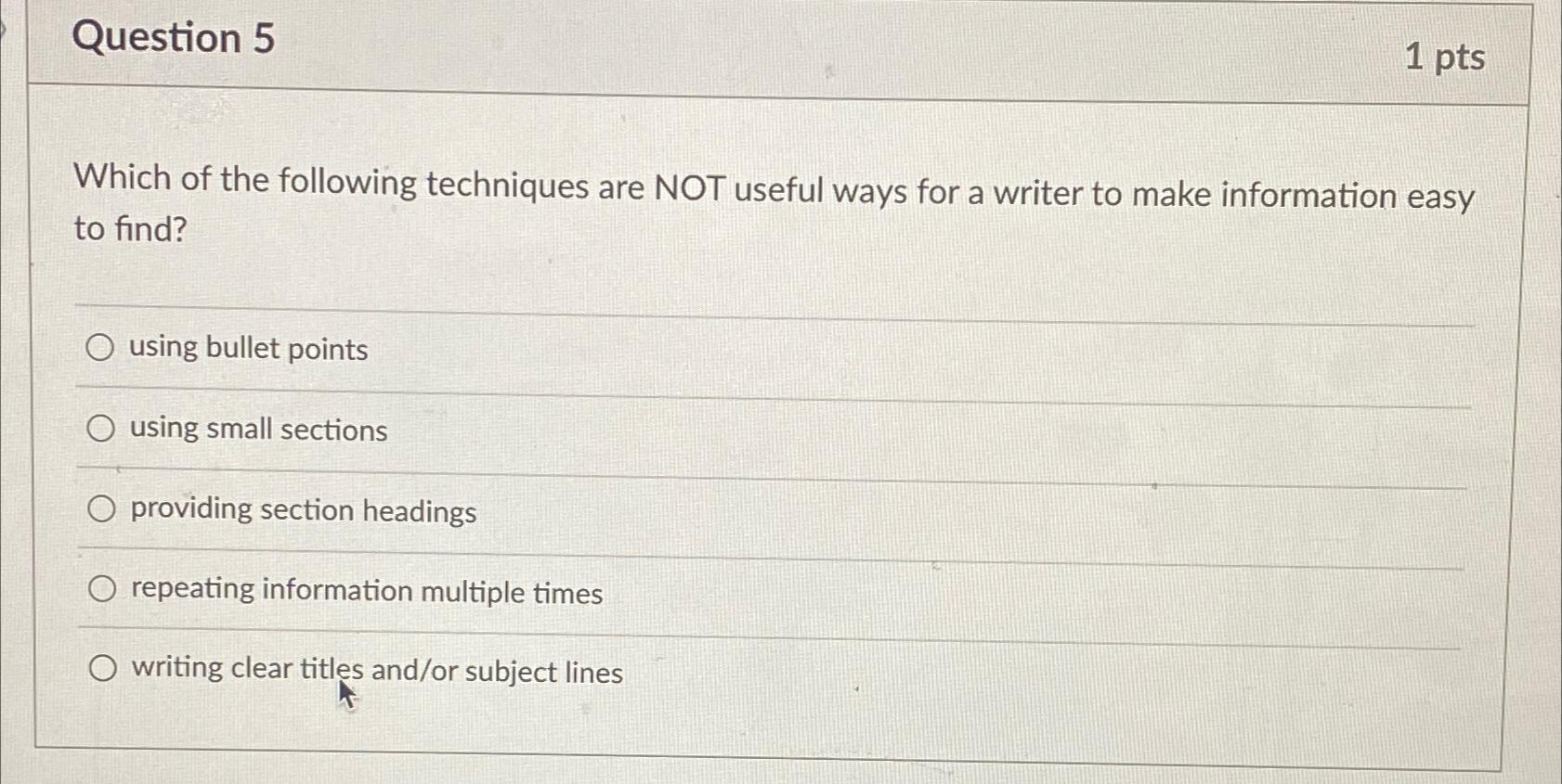 Solved Question 51 ﻿ptsWhich of the following techniques are | Chegg.com