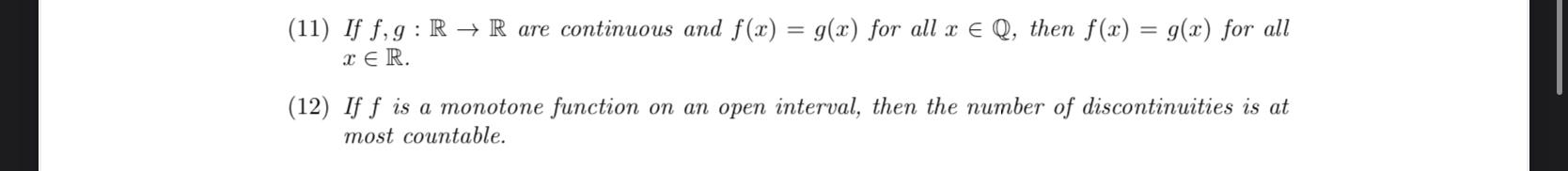 Solved These are true or false?\\n\\n(11) If f,g:R->R are | Chegg.com