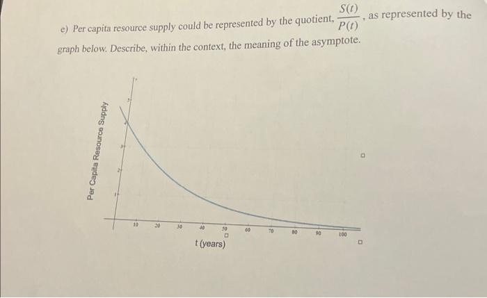 Solved Given two functions that deal with population: - | Chegg.com