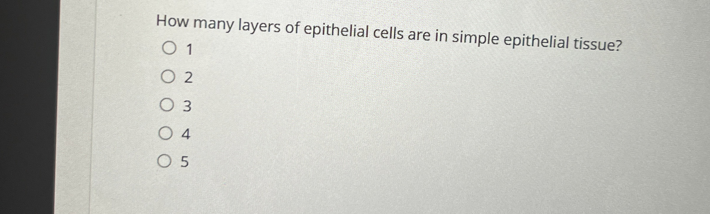 Solved How many layers of epithelial cells are in simple | Chegg.com