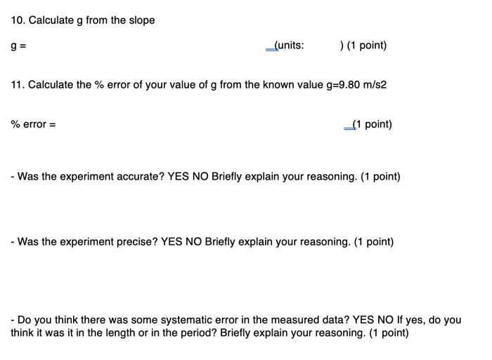 Data and Calculations Table 2 (2 points) Mass: 0.2 kg | Chegg.com