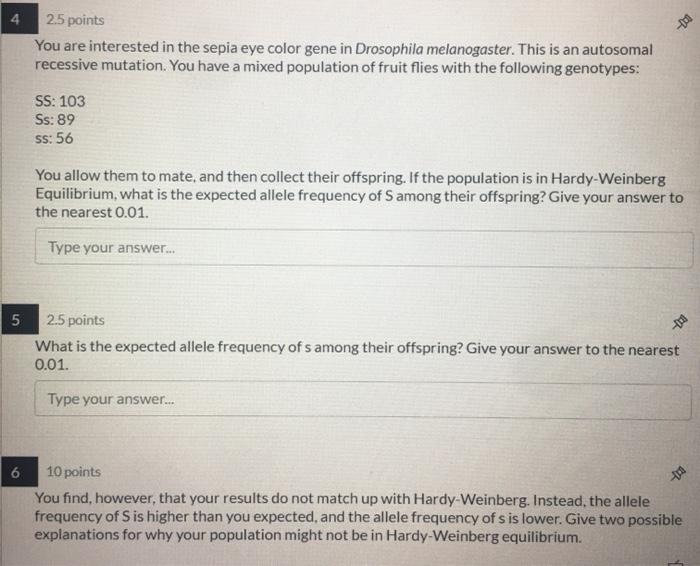 Solved 4 25 points You are interested in the sepia eye color | Chegg.com