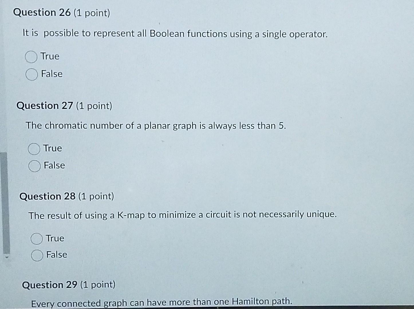 Solved It Is Possible To Represent All Boolean Functions