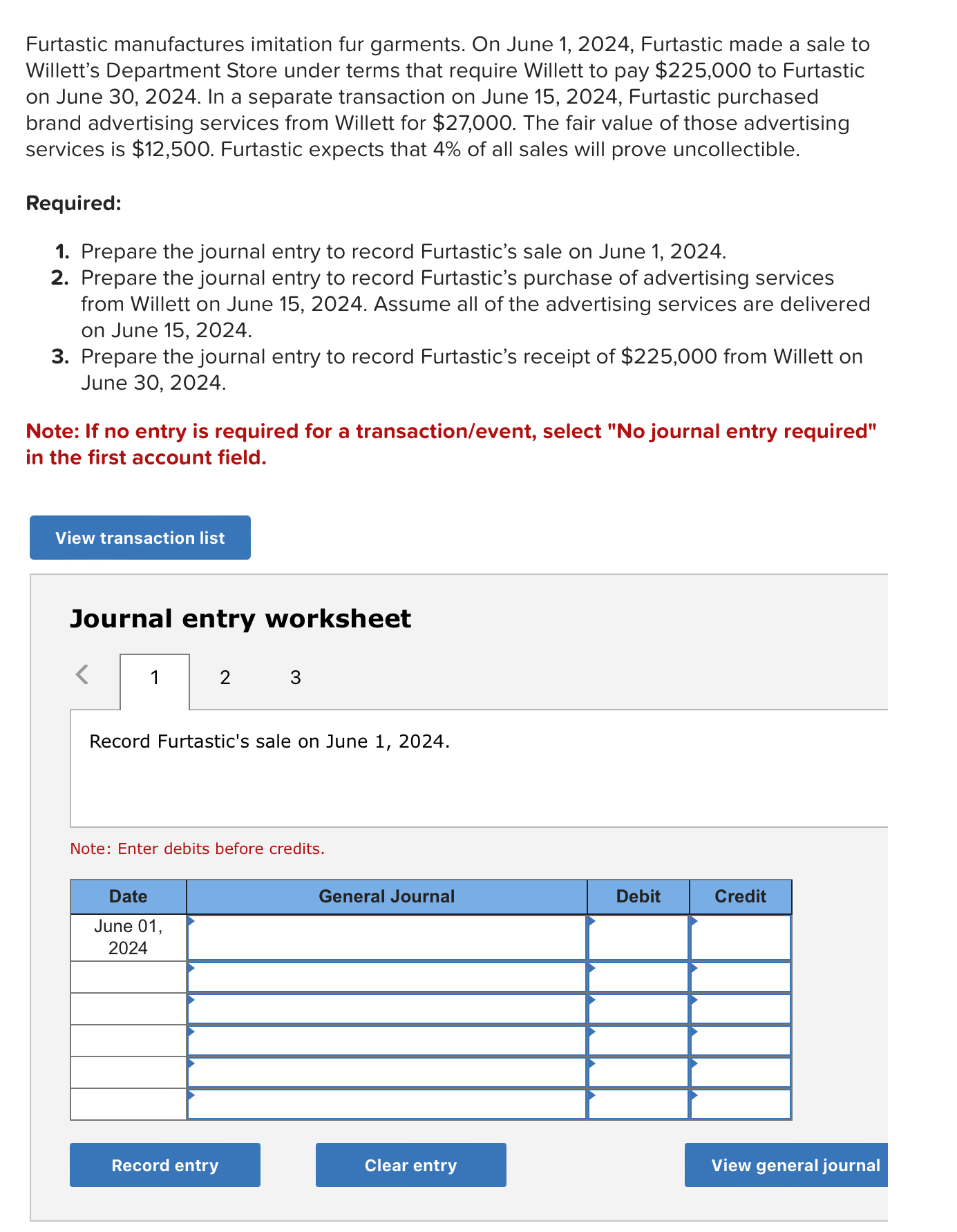 Solved Furtastic manufactures imitation fur garments. On | Chegg.com