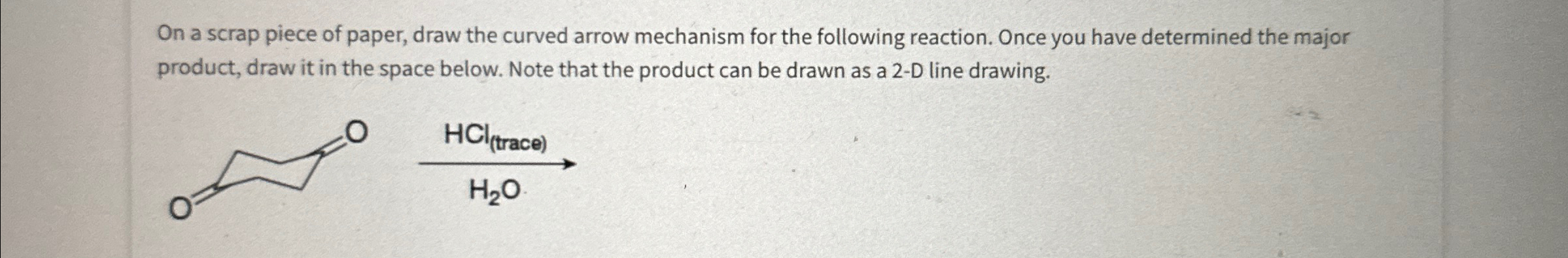 Solved On a scrap piece of paper, draw the curved arrow | Chegg.com