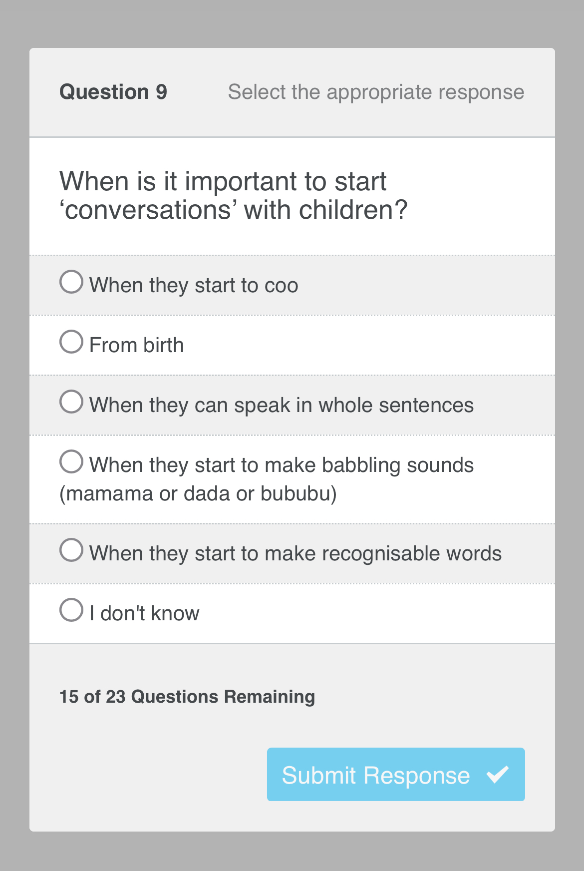 Solved Question 9Select the appropriate responseWhen is it | Chegg.com Solved Question 9Select the appropriate responseWhen is it | Chegg.com
