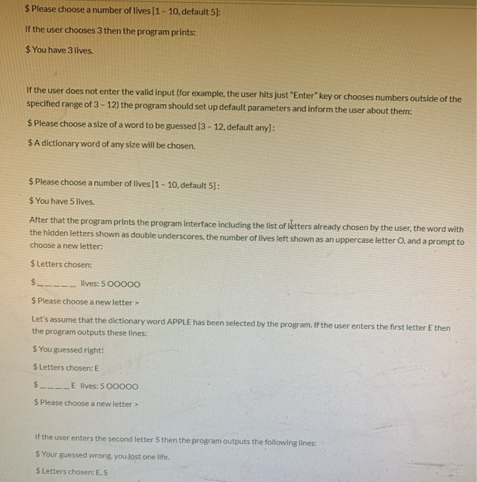 Solved PA 4. Hangman Game Topics 1. String manipulation 2. | Chegg.com