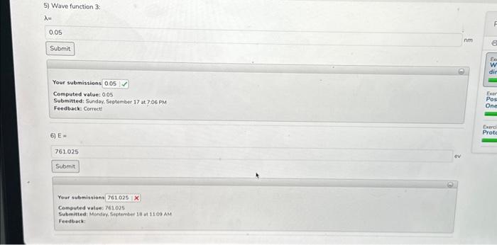 Solved The four graphs below represent wave functions of an | Chegg.com