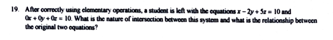 Solved After correctly using elementary operations, a | Chegg.com