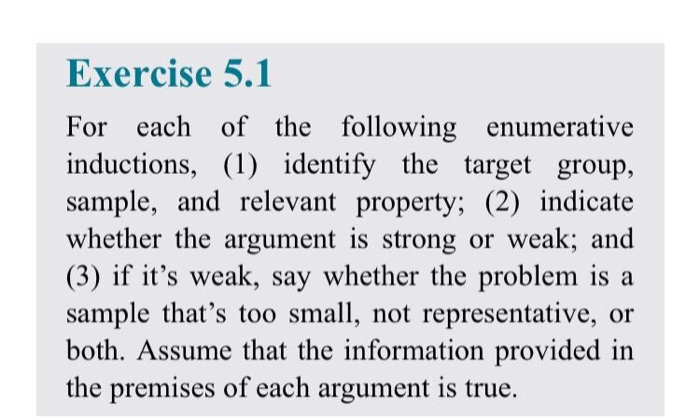 Solved Exercise 5.1 For each of the following enumerative | Chegg.com