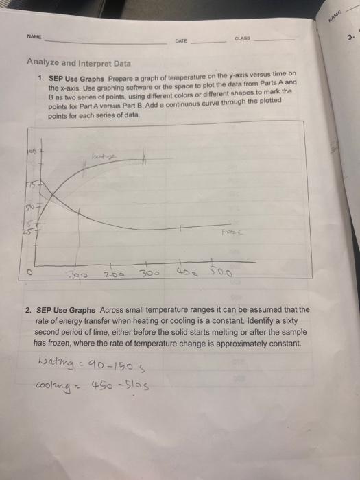 INQUIRY LAB - ADVANCED Measure the Energy of a Phase | Chegg.com