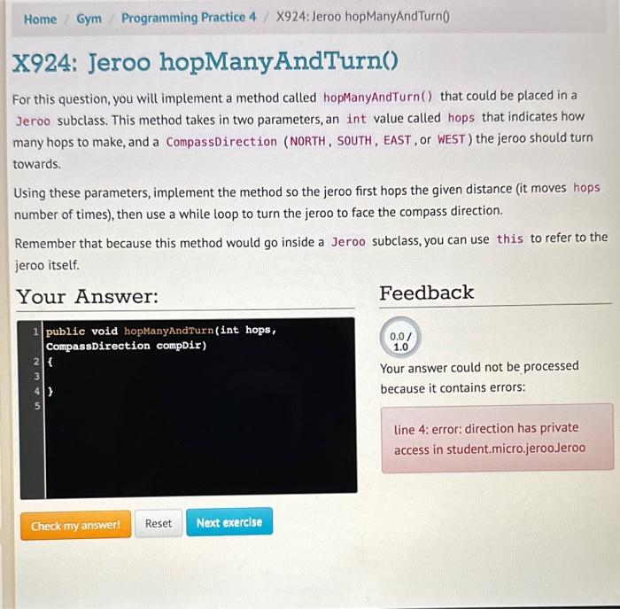 Solved For this question, you will implement a method called | Chegg.com
