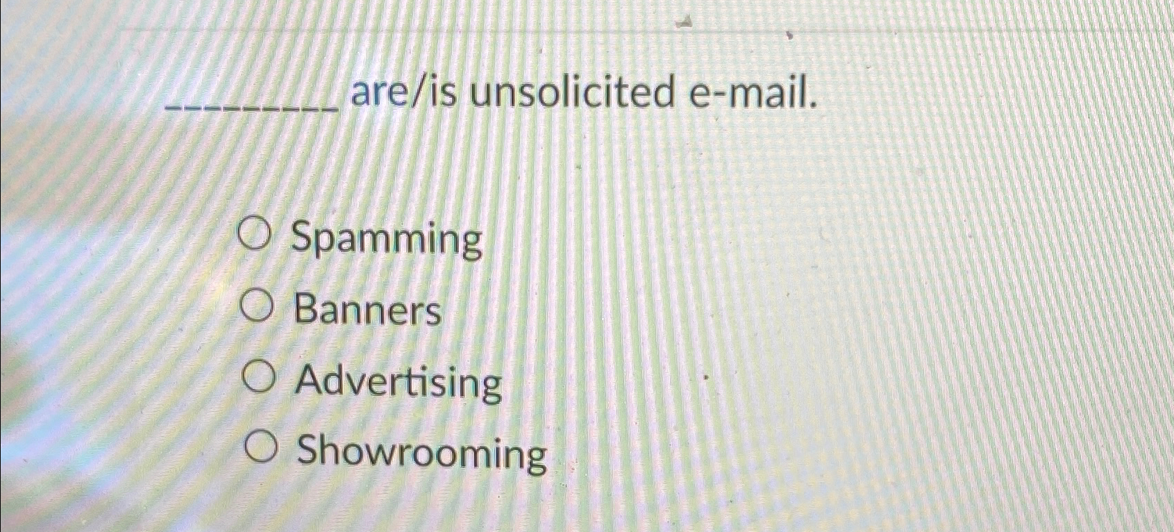 Solved are/is unsolicited | Chegg.com
