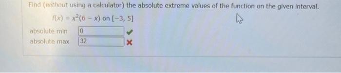 Solved Find (without using a calculator) the absolute | Chegg.com
