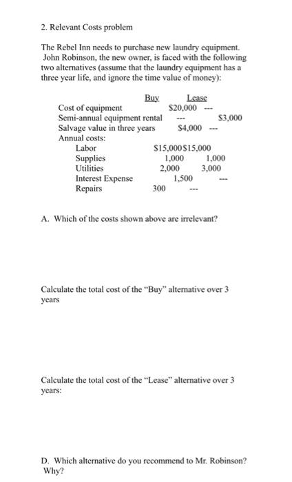 Solved Homework Assignment Module 3 A 1 High Low Method Mr