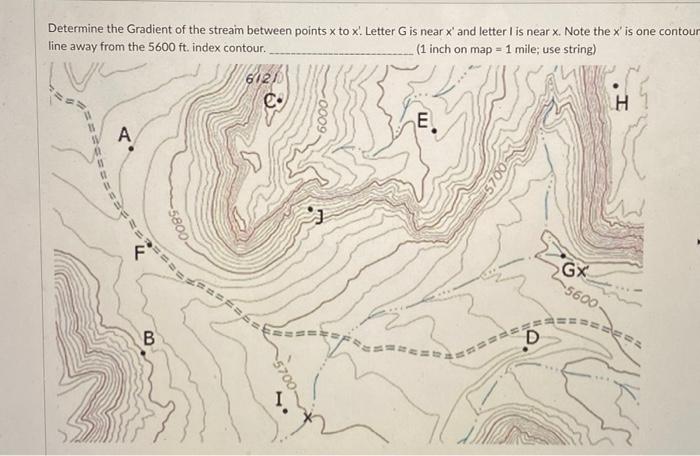 Solved On the following geologic map, in which direction are | Chegg.com