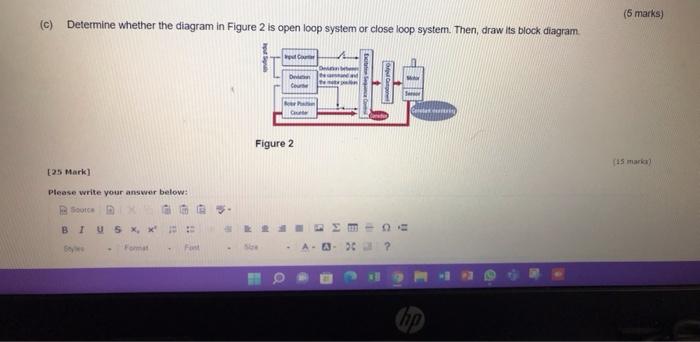 Solved Part Question o Question 1 Open loop and close loop | Chegg.com