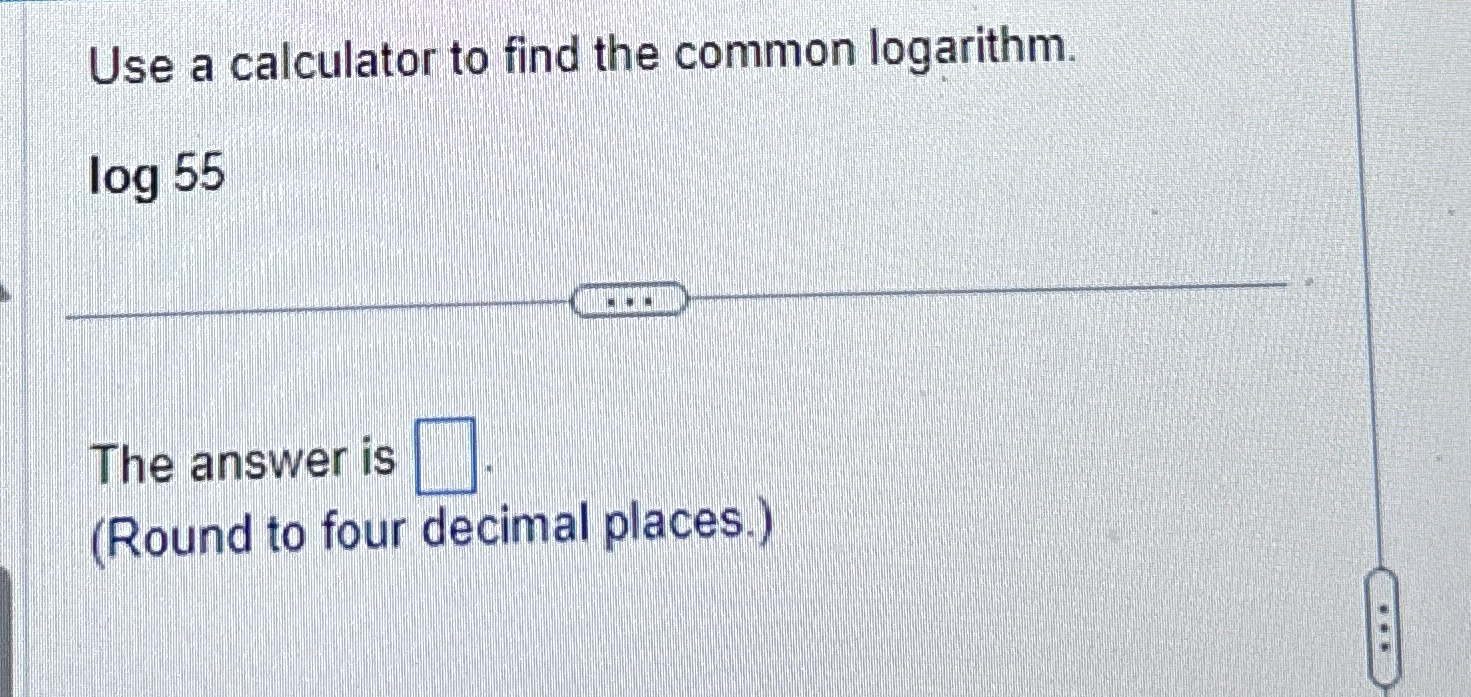 Solved Use a calculator to find the common | Chegg.com