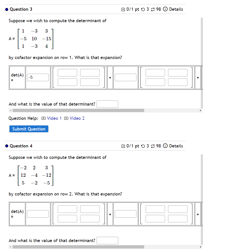 Solved Question 3) ﻿Suppose we wish to compute the | Chegg.com