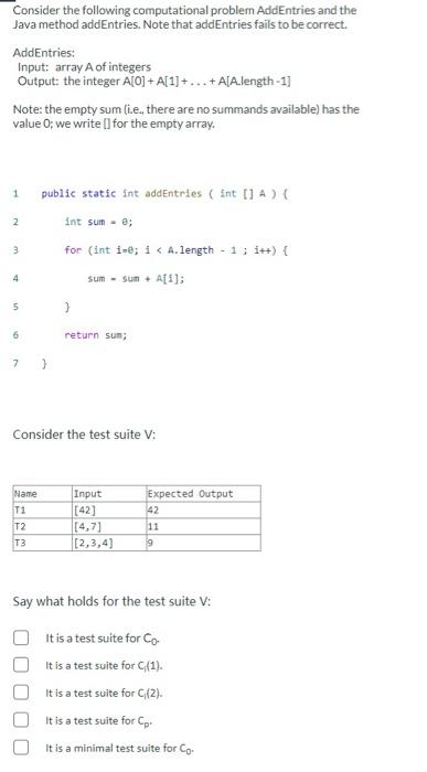 Solved Consider the following computational problem | Chegg.com