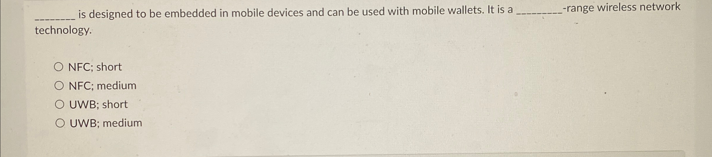 Solved q, ﻿is designed to be embedded in mobile devices and | Chegg.com