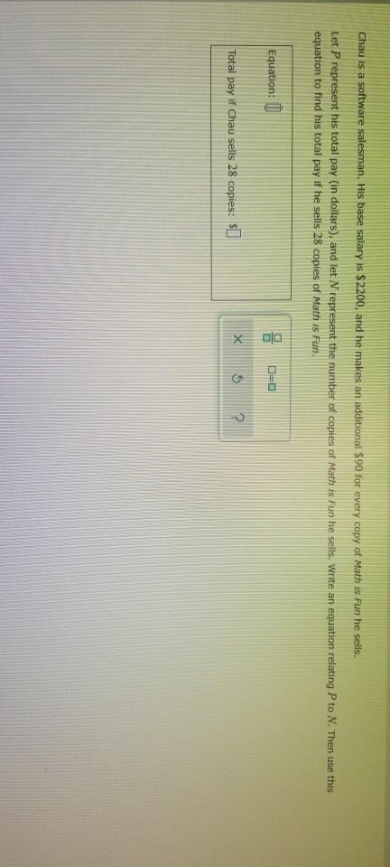 Solved Chau is a software salesman. His base salary is $ | Chegg.com