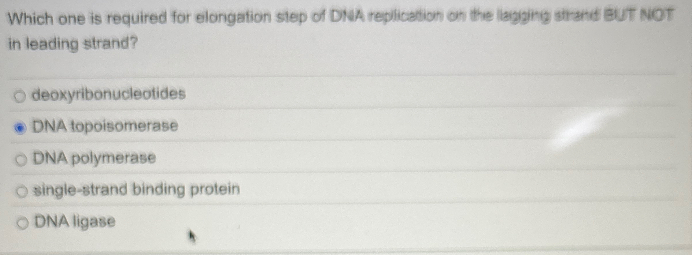 Solved Which one is required for elongation step of DWA | Chegg.com